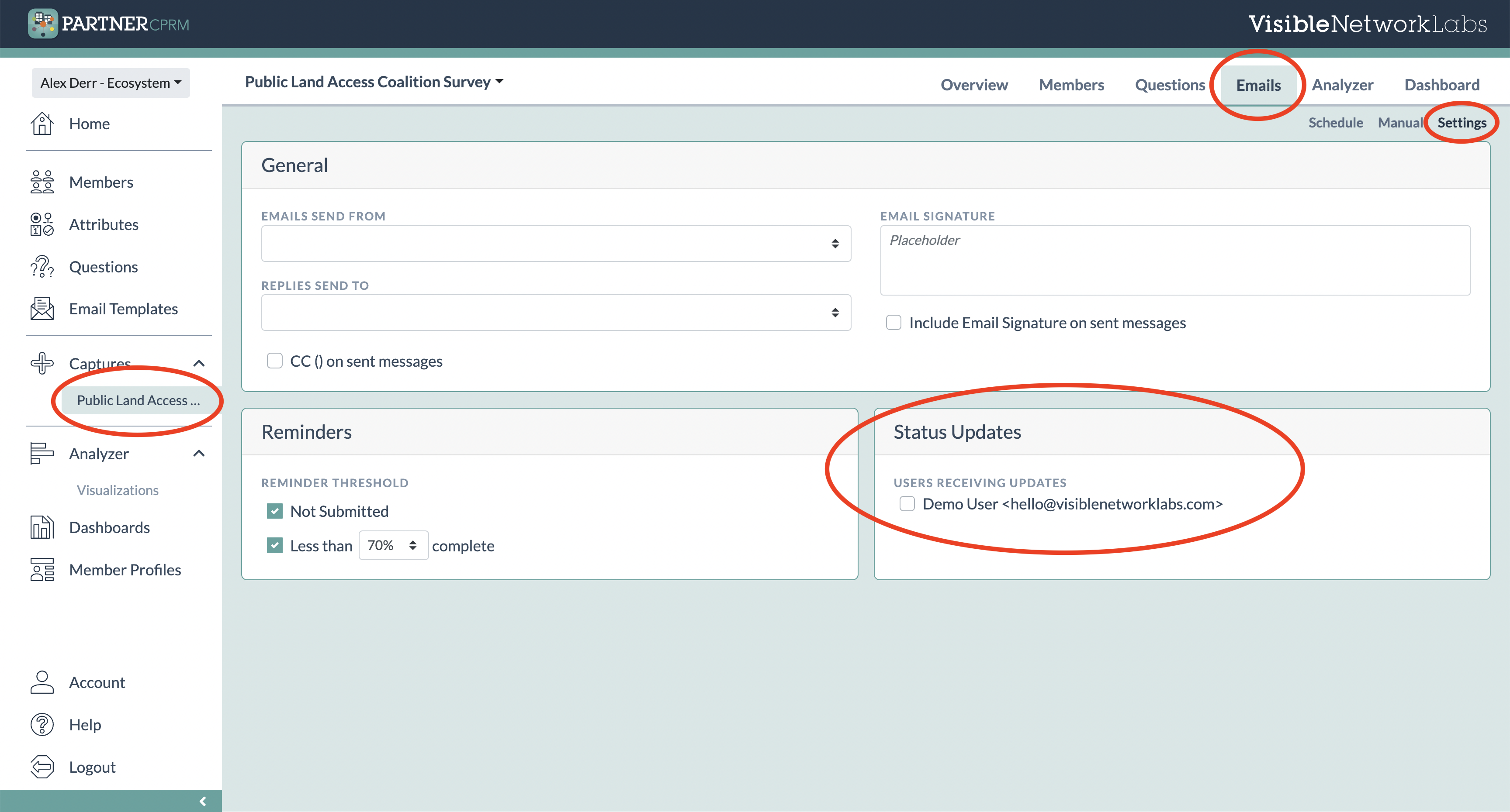 Manage Automated Survey Updates